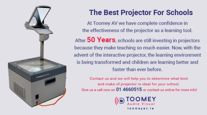 Projectors for Schools: Fifty Years On! | Toomey Audio Visual for Schools