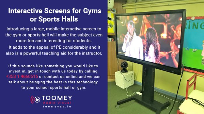 Large Mobile Interactive Screens for PE Departments - A Game Changer