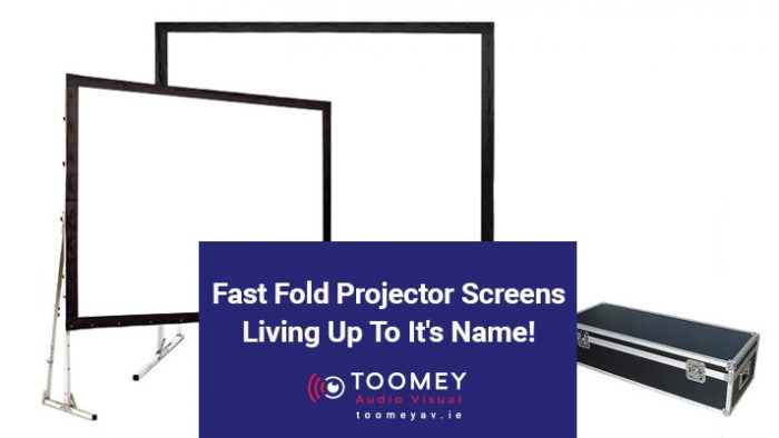 Fast Fold Projector Screens - Living Up To It's Name! | Toomey AV