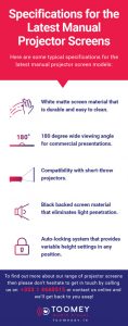 Manual Projector Screens Explained | Toomey Audio Visual Ireland