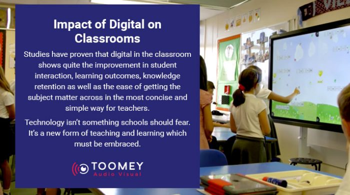 Benefits of Digital in Education | Toomey AV Ireland
