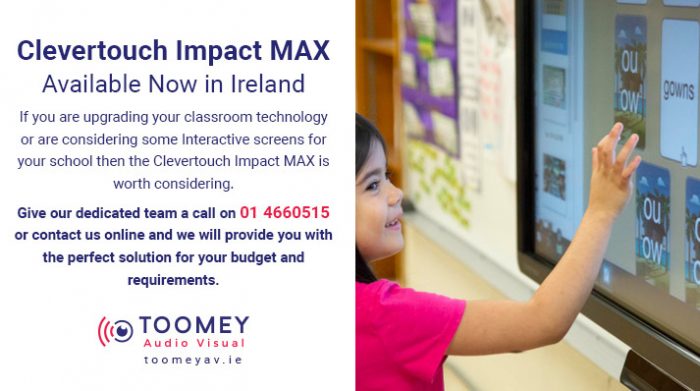 Introducing the New Clevertouch IMPACT Max Range