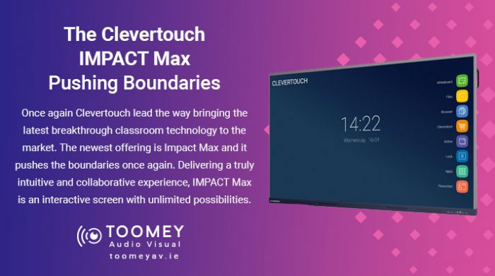 Introducing the New Clevertouch IMPACT Max Range
