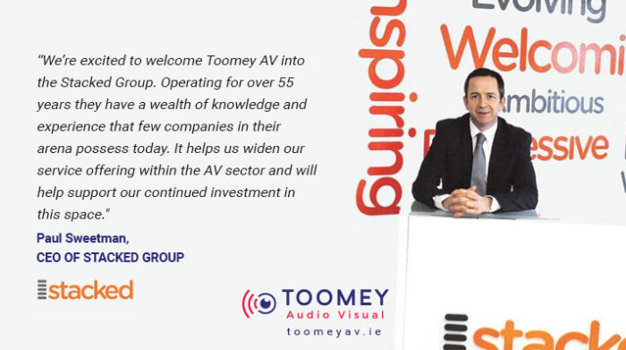 Stacked Group Acquires Toomey Audio Visual